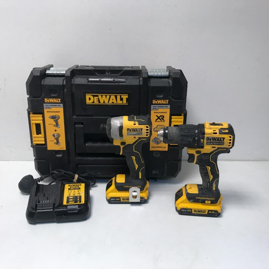 Dewalt DCK2062D2T 18V XR Combi Drill & Impact Driver Twin Pack