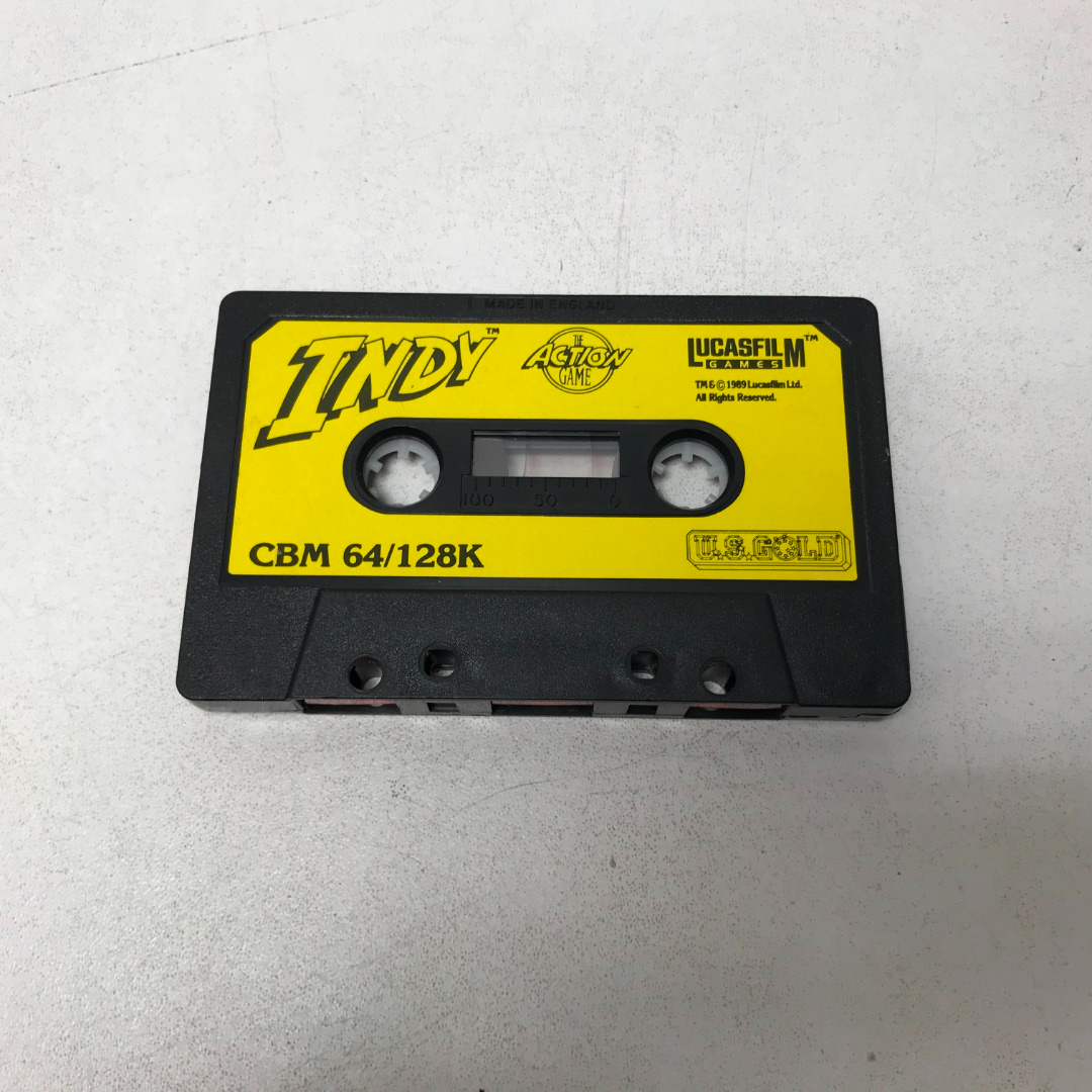 Indiana Jones and the Last Crusade and Temple of Doom Commodore 64 Game