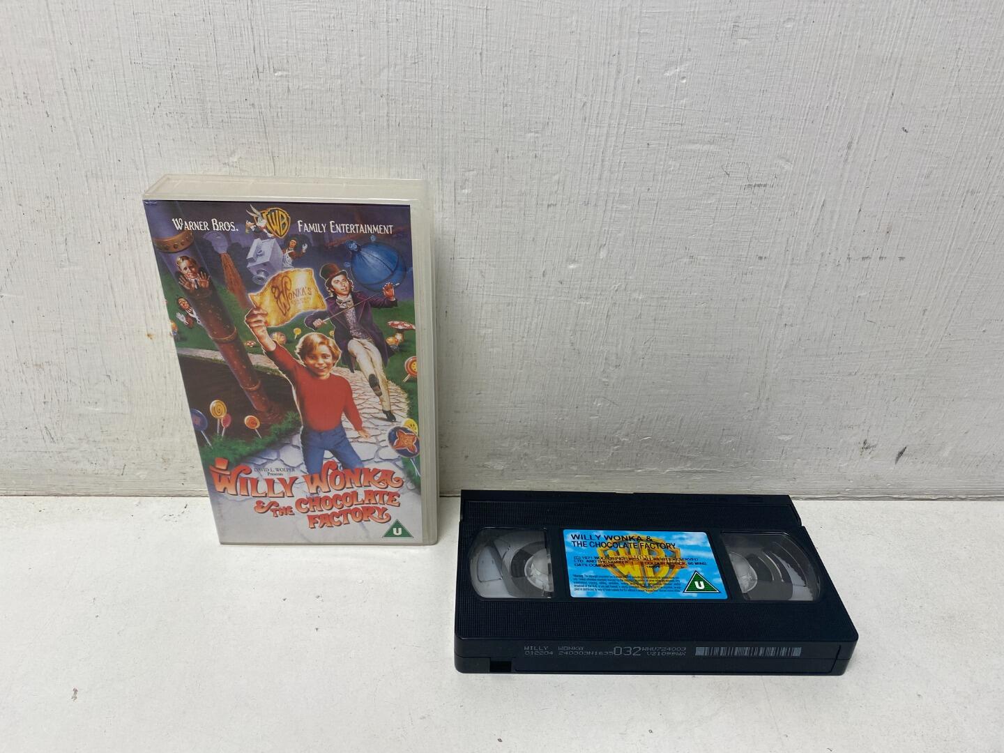Willy Wonka & The Chocolate Factory VHS Tape