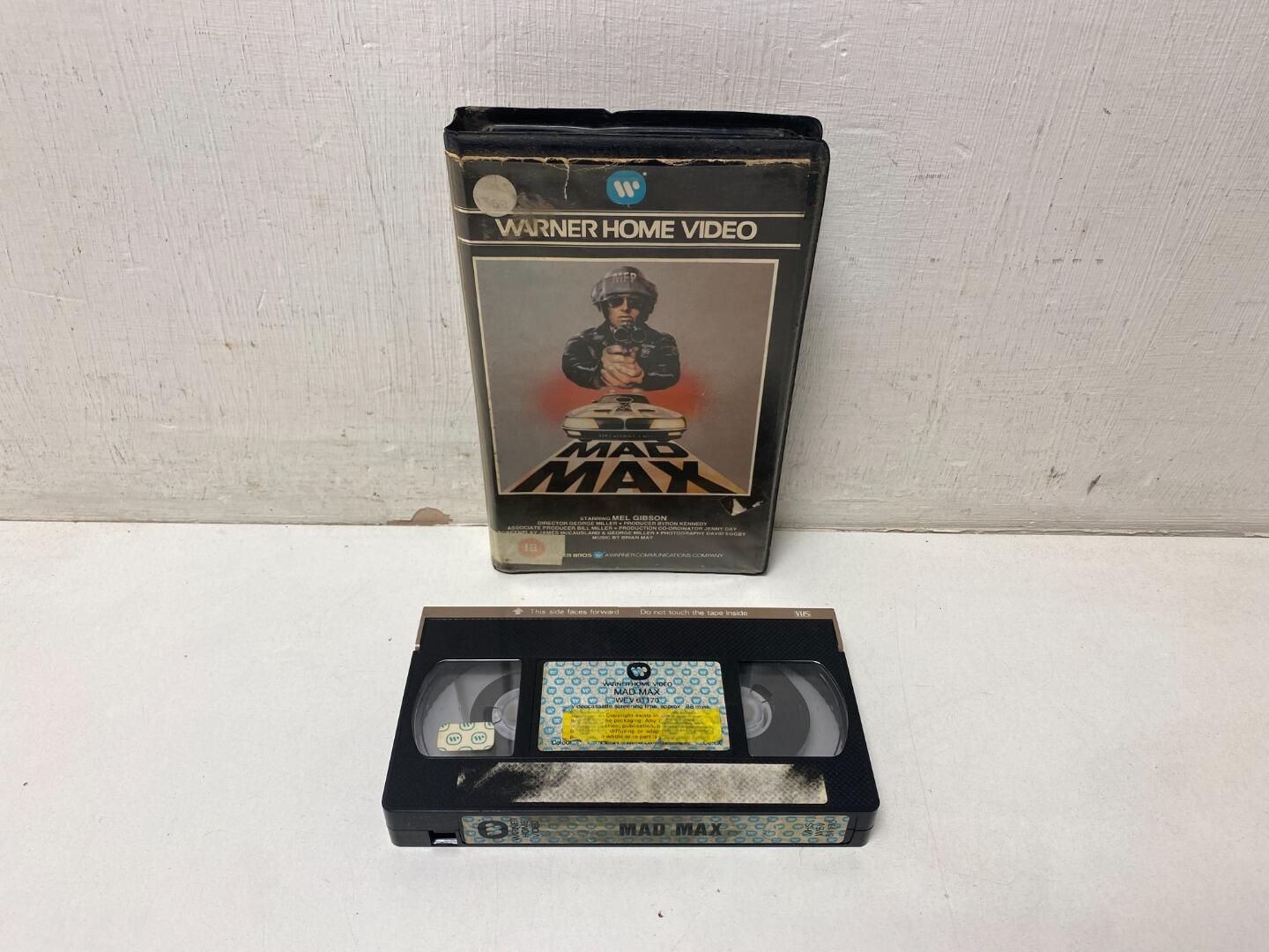 Mad Max VHS Tape