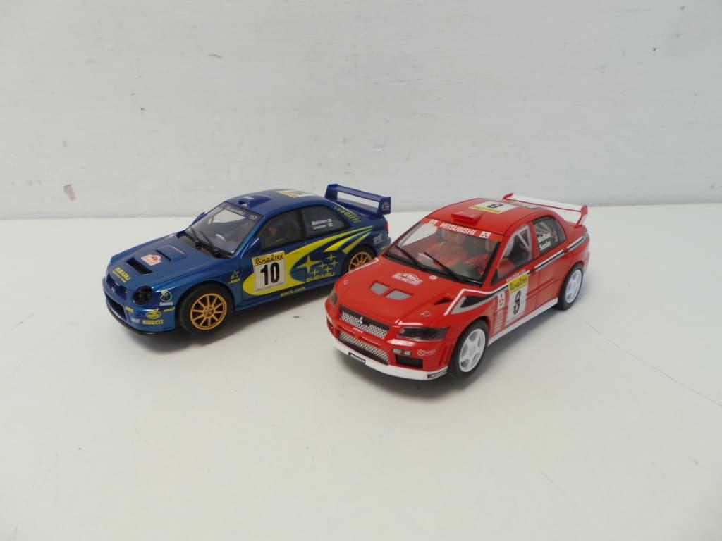 Scalextric Rally Cars x2 - McRae & Makinen