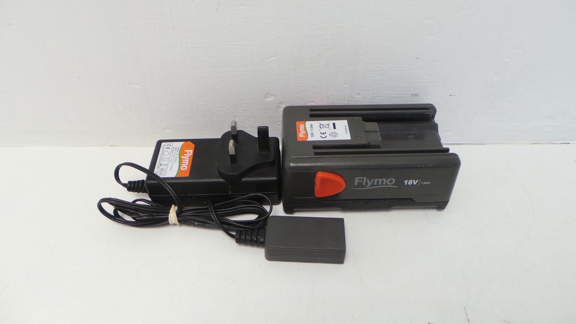 Flymo 18V Battery and Battery Charger