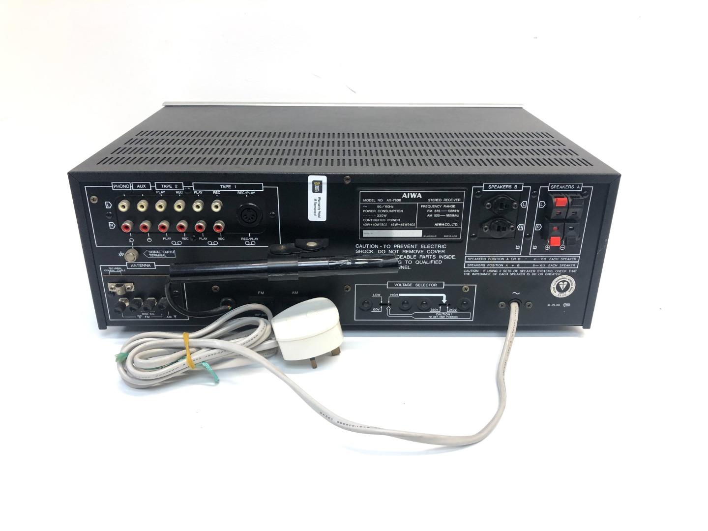 Aiwa AX7600 AM/FM Stereo Receiver