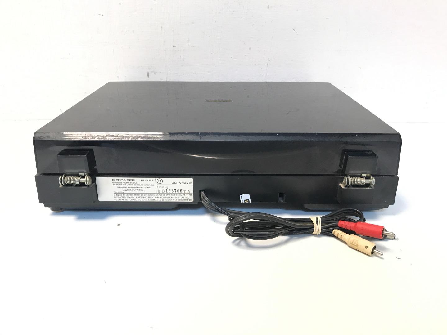 Pioneer PL-Z93 Stereo Turntable (read description)