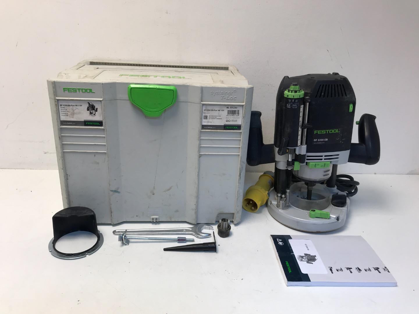 Festool OF2200 EB-Plus 110V Plunge Router in Systainer