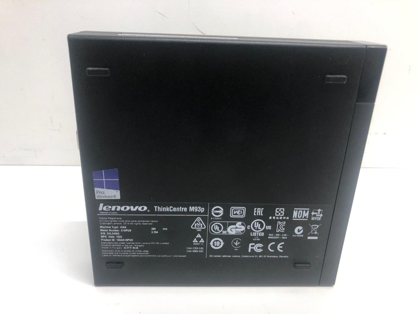 Lenovo ThinkCentre M93P Micro Desktop PC