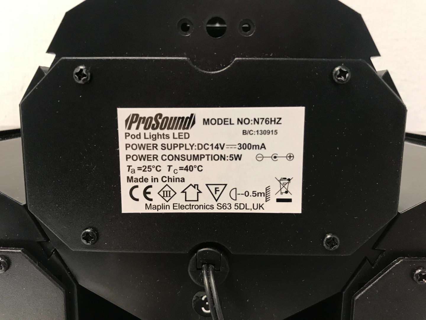 ProSound LED Strobe Pod Disco Light