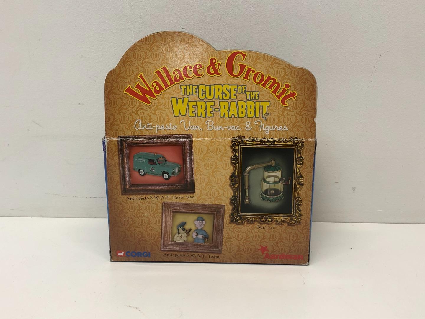 Wallace & Gromit The Curse of the Were-Rabbit Figures by Corgi