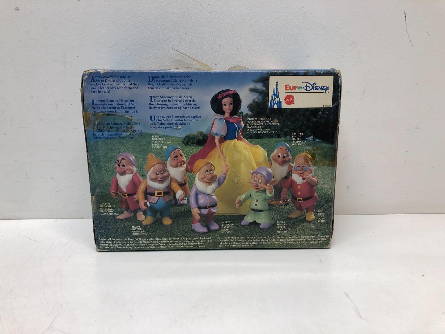 Grumpy and Happy from Snow White and the Seven Dwarfs by Mattel 1992