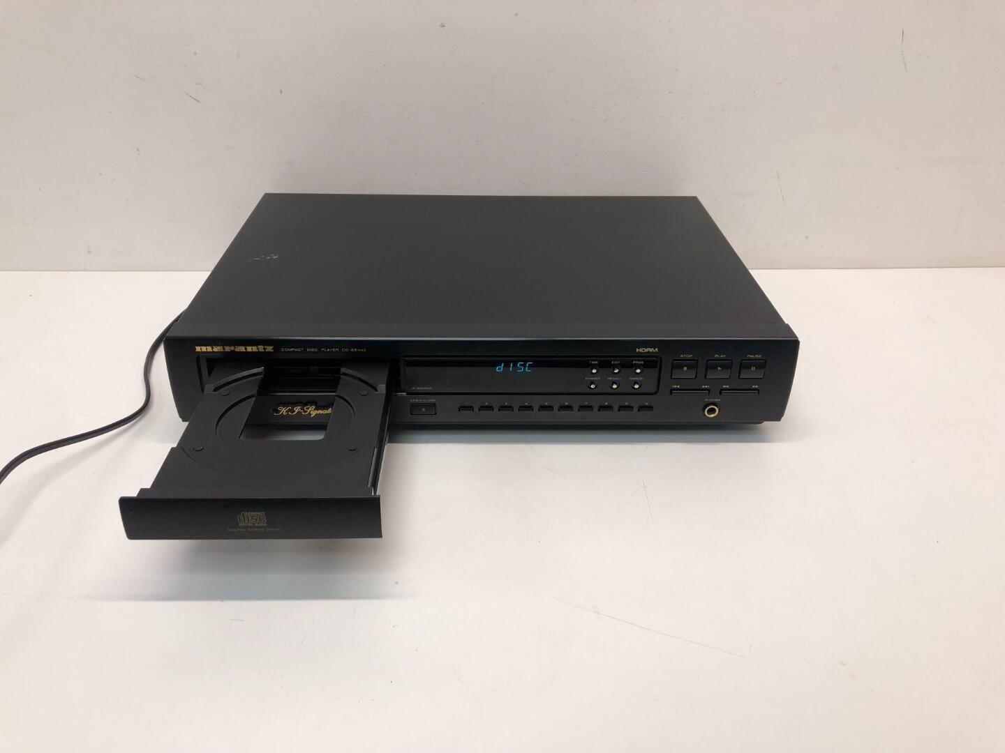 Marantz CD-63 Mk II K1 Signature Edition Compact Disc Player