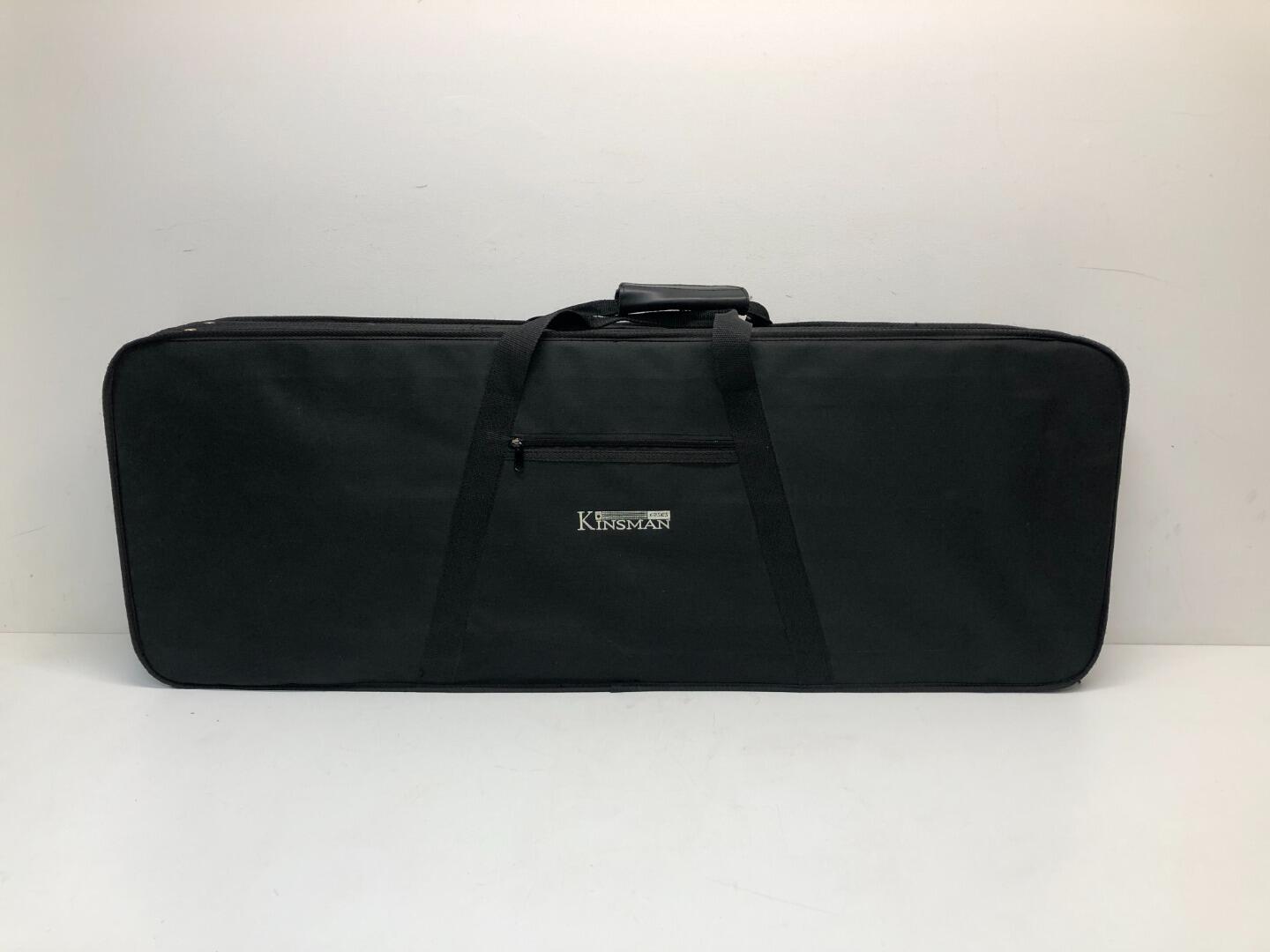 Encore Black Stratocaster Electric Guitar with Case