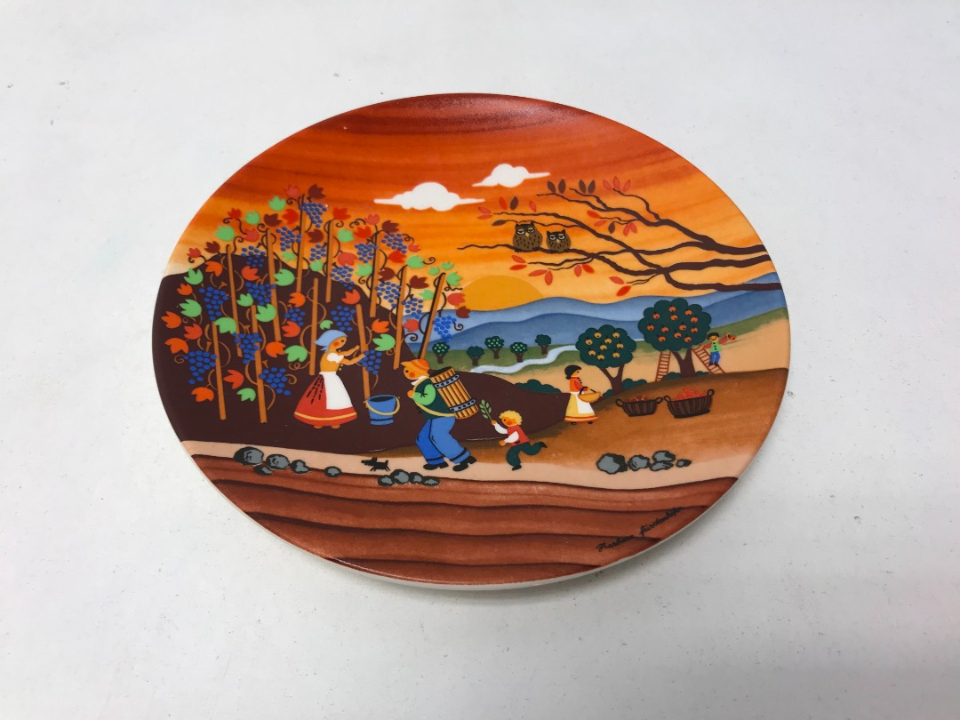 Poole Pottery Four Seasons Plates