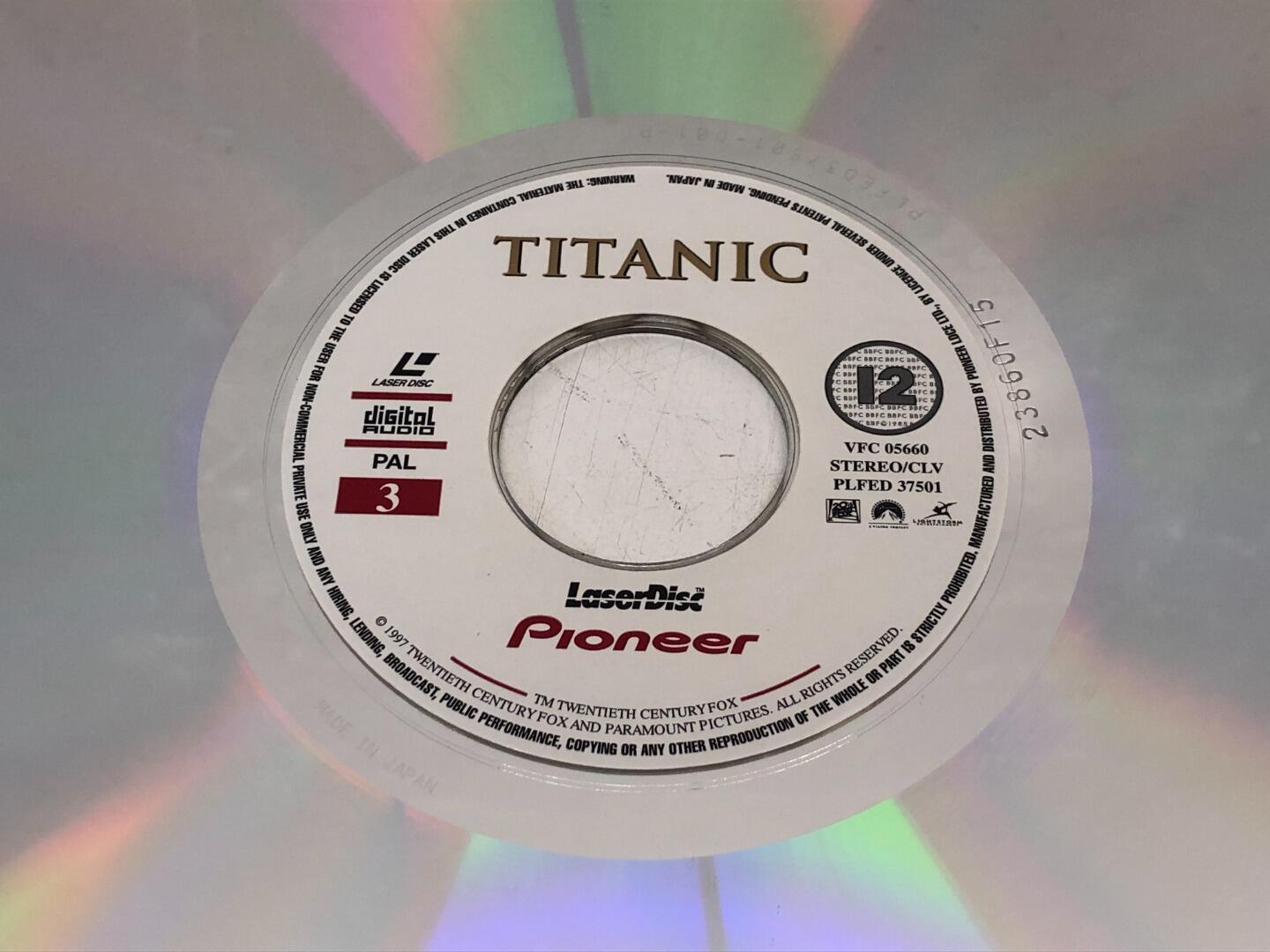 Titanic Laser Disc