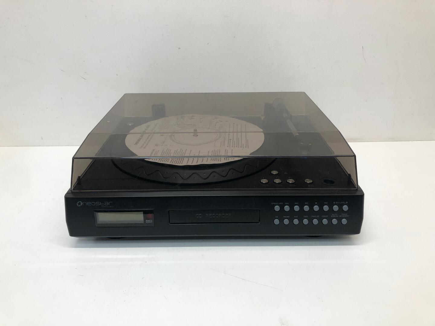 NeoStar NTCD1B USB Turntable CD Recorder Cassette Player