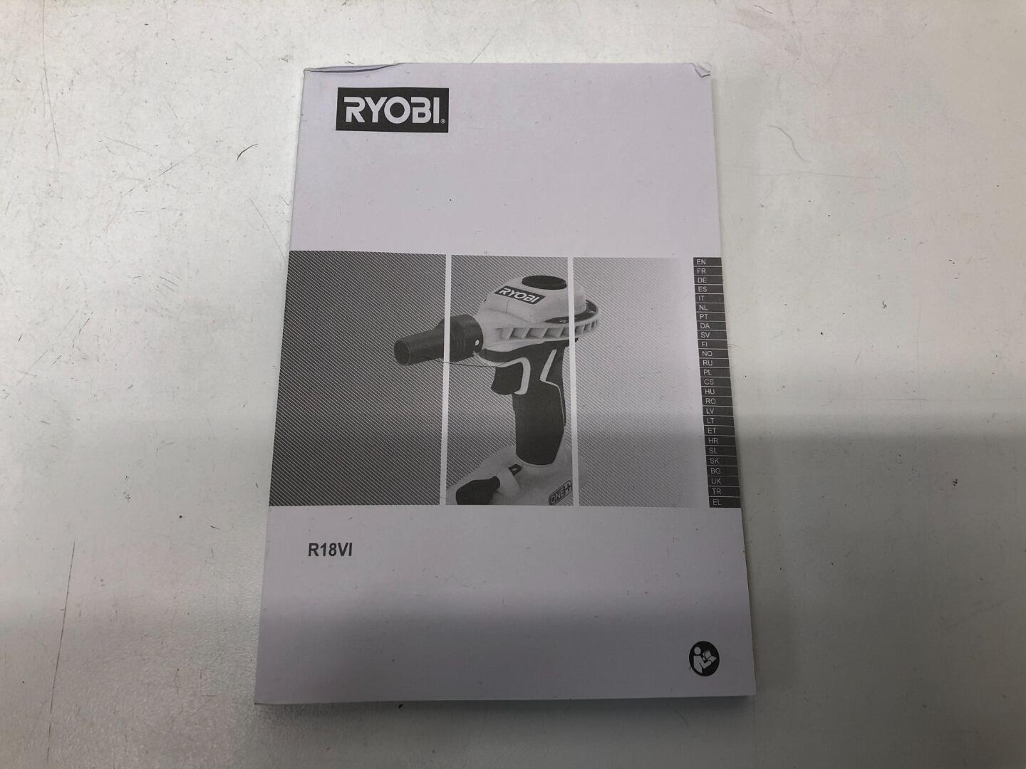 Ryobi One R18VI 18V Cordless High Volume Air Inflator - Body Only