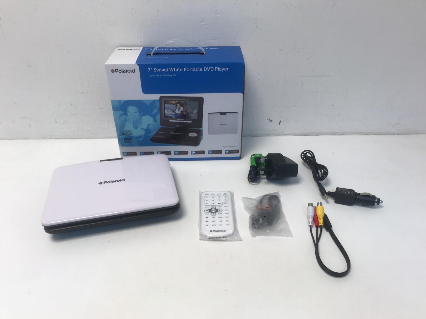 Polaroid 7'' Swivel Portable DVD Player