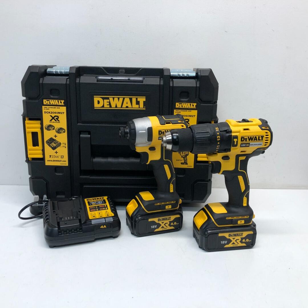 Dewalt DCK2060M2T 18V XR Brushless Combi Drill & Impact Driver Twin Pack