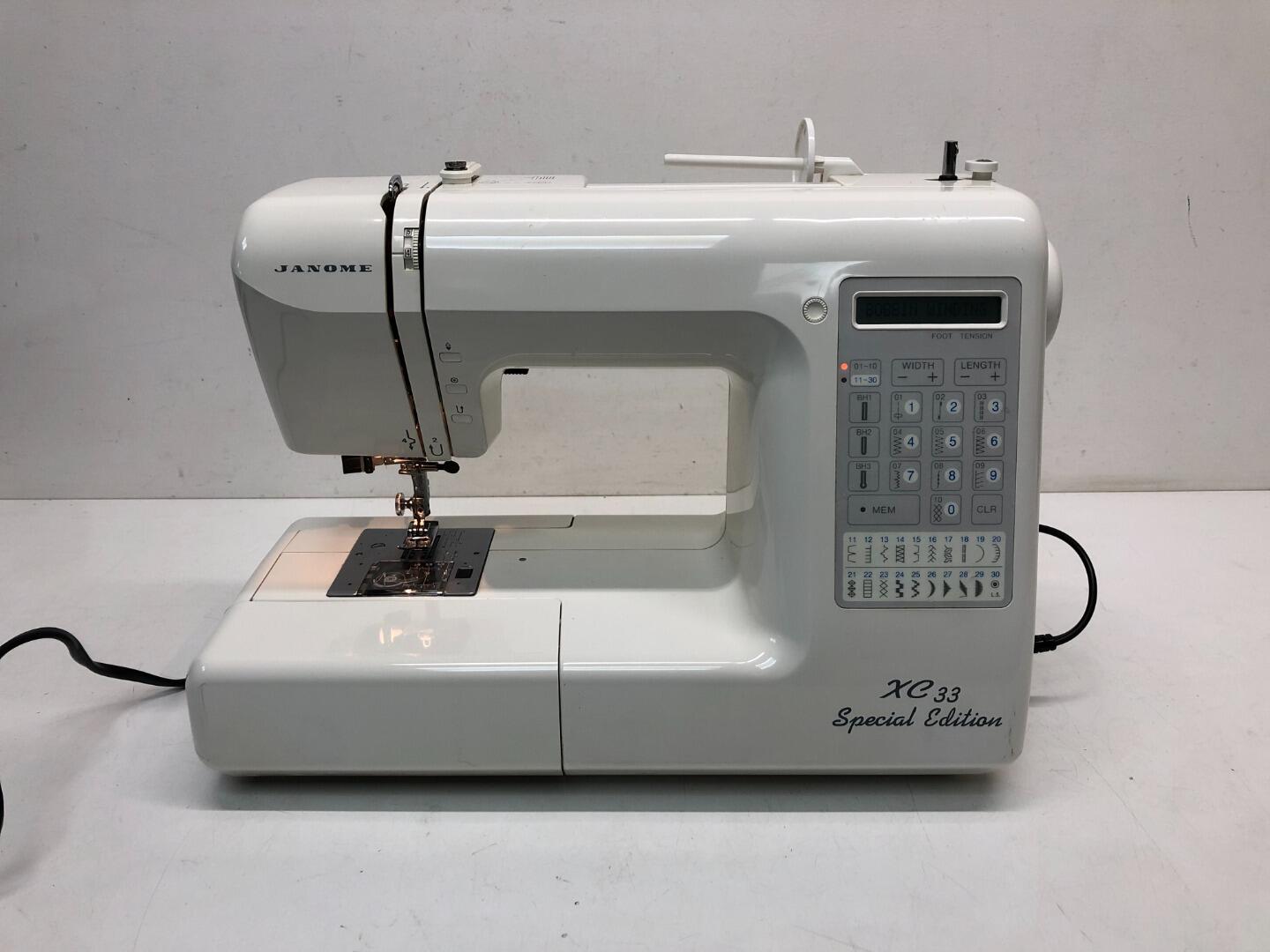 Janome XC33 Special Edition Sewing Machine