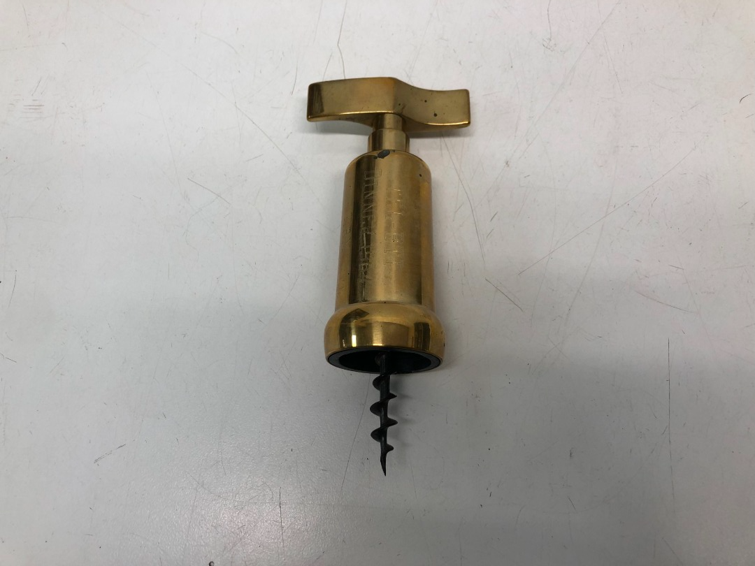 Italian Solid Brass Corkscrew