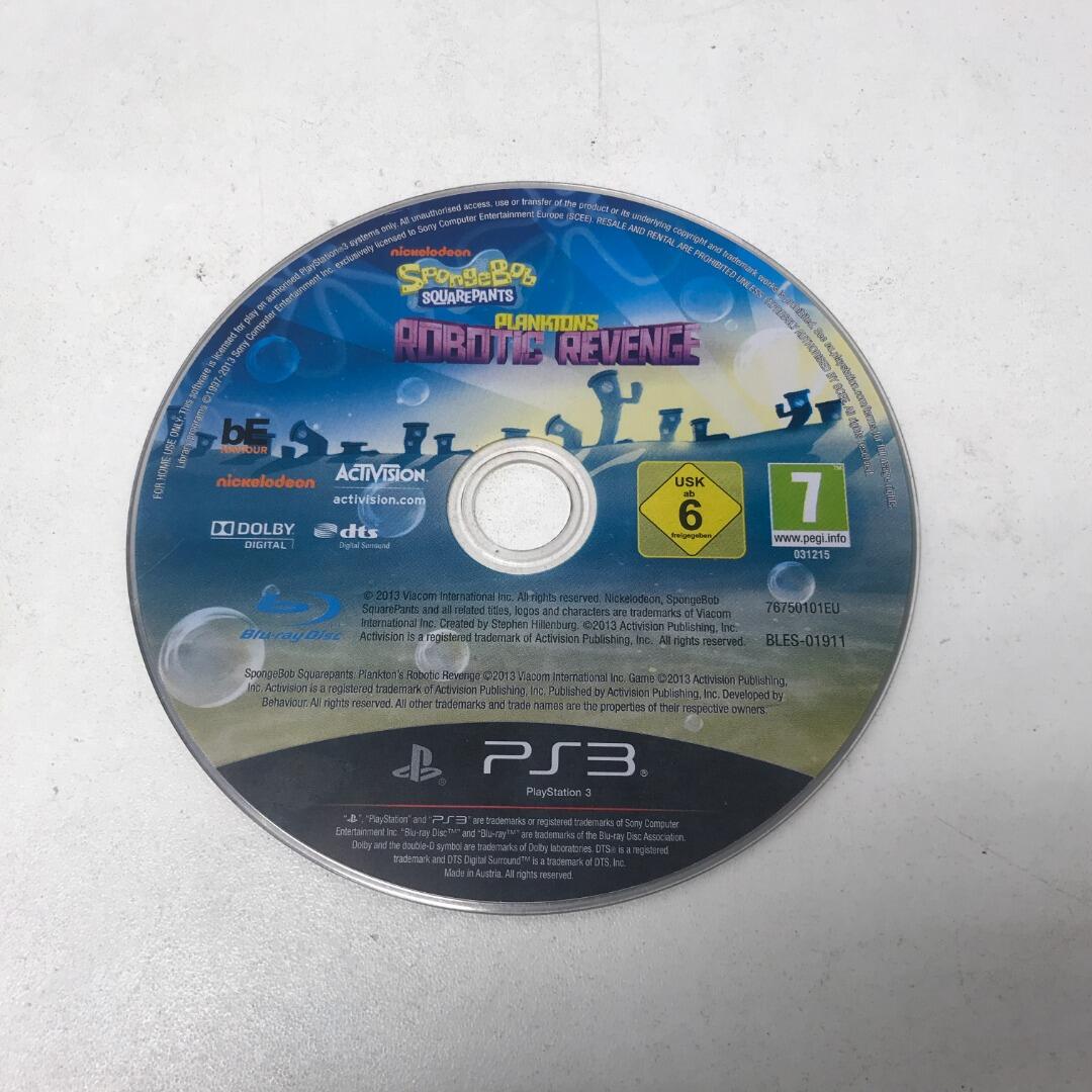 Spongebob Squarepants: Planktons Robotic Revenge PS3 Game