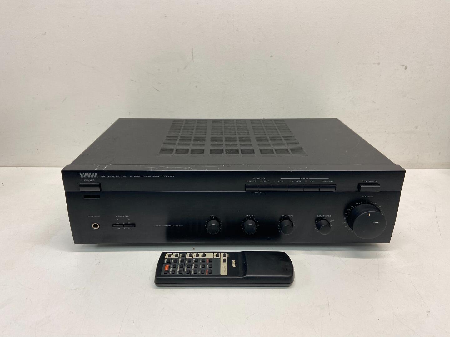 Yamaha AX-380 Natural Sound Stereo Amplifier