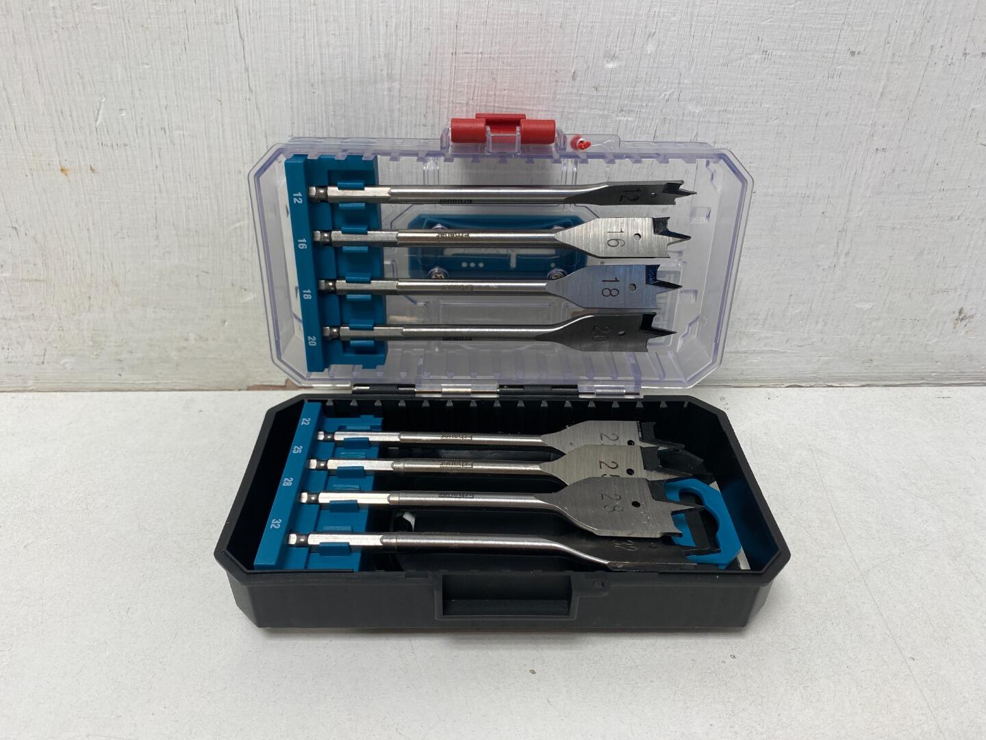 Erbauer 8 Piece Flat Drill Bit Set