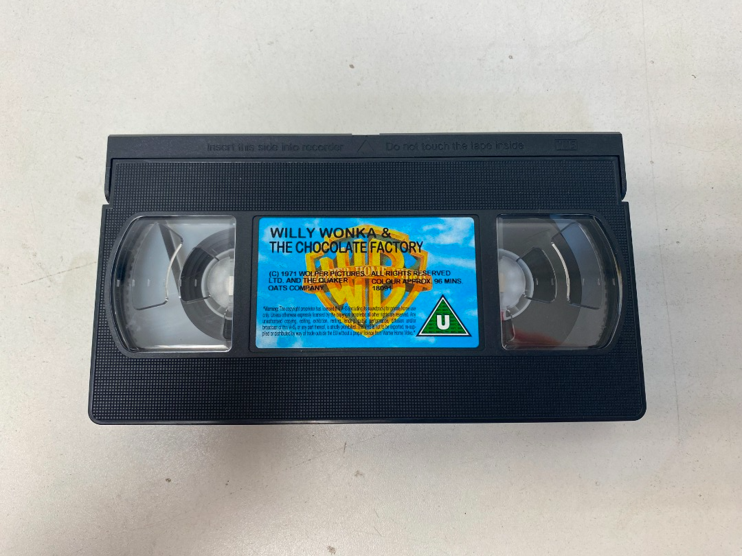 Willy Wonka & The Chocolate Factory VHS Tape