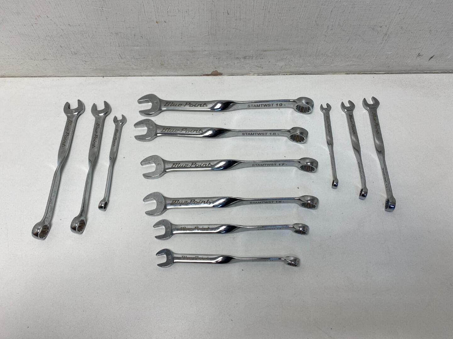 Blue Point STAMTWST 12 Piece Twisted Spanner Set