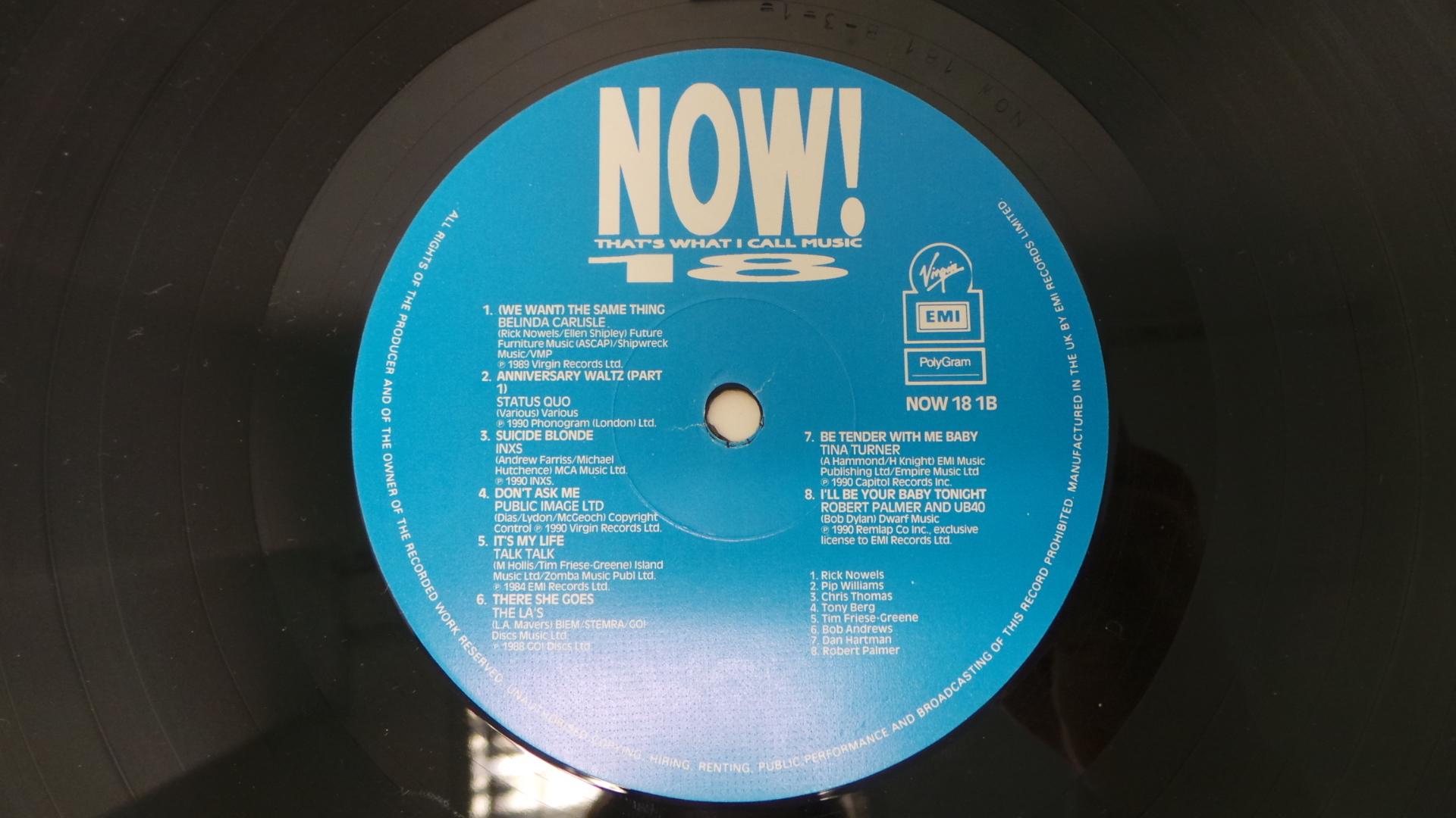 Now That's What I Call Music 18 1990 Vinyl LP - NOW18