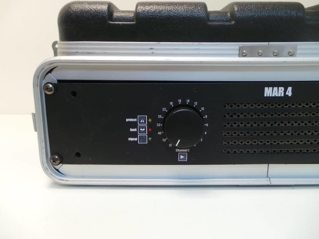 Phonic Mar 4 Power Amplifier in Flight Case