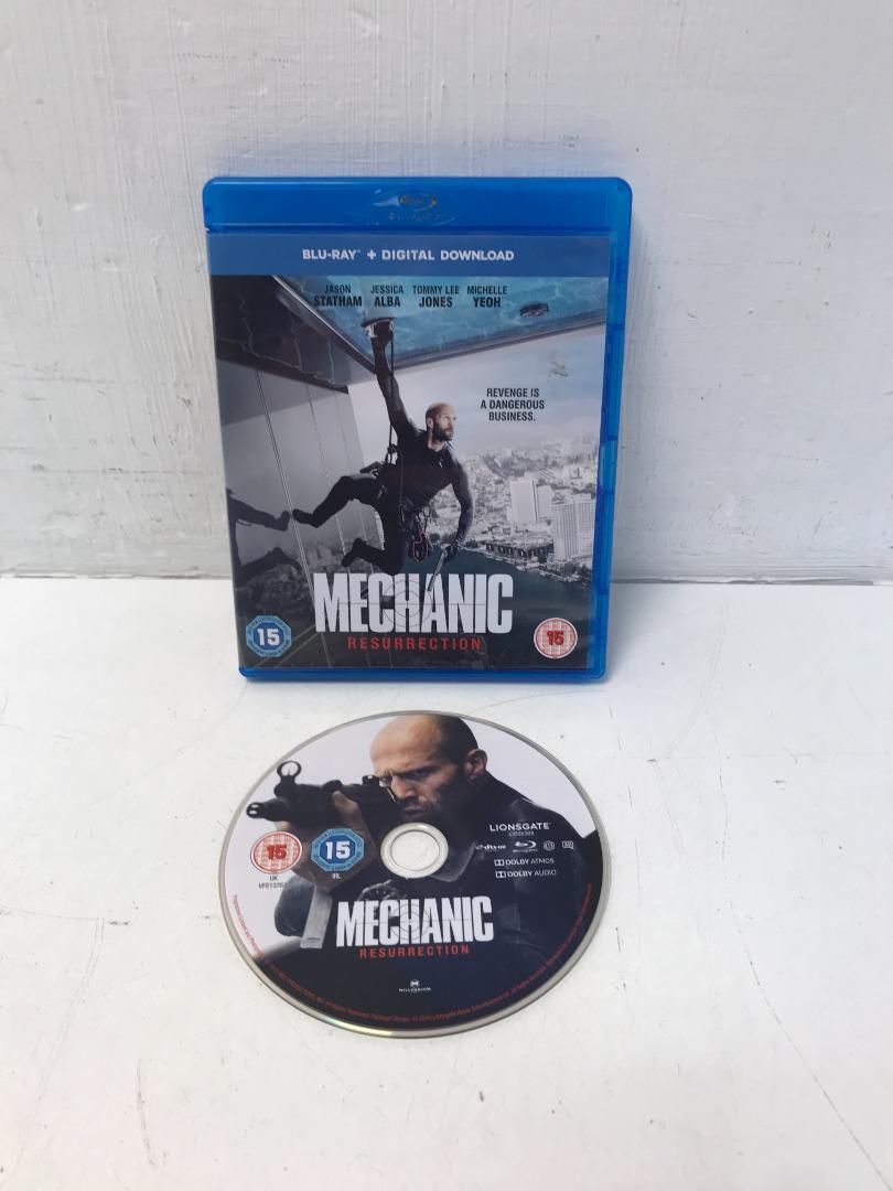 Mechanic Resurrection Blu Ray DVD