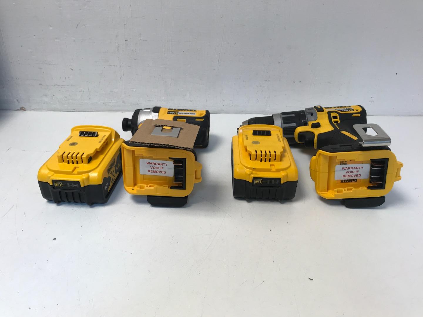 DeWalt DCK266P2 XR 18V Brushless Twin Li-Ion Drill Pack