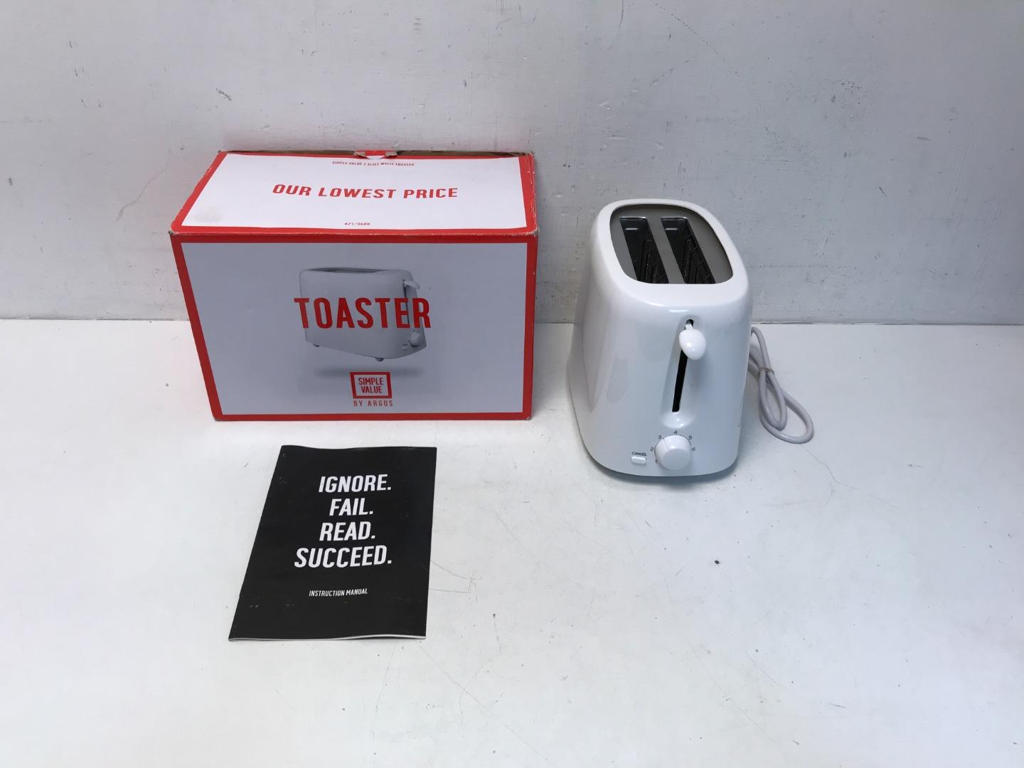 Argos 2 Slice Toaster