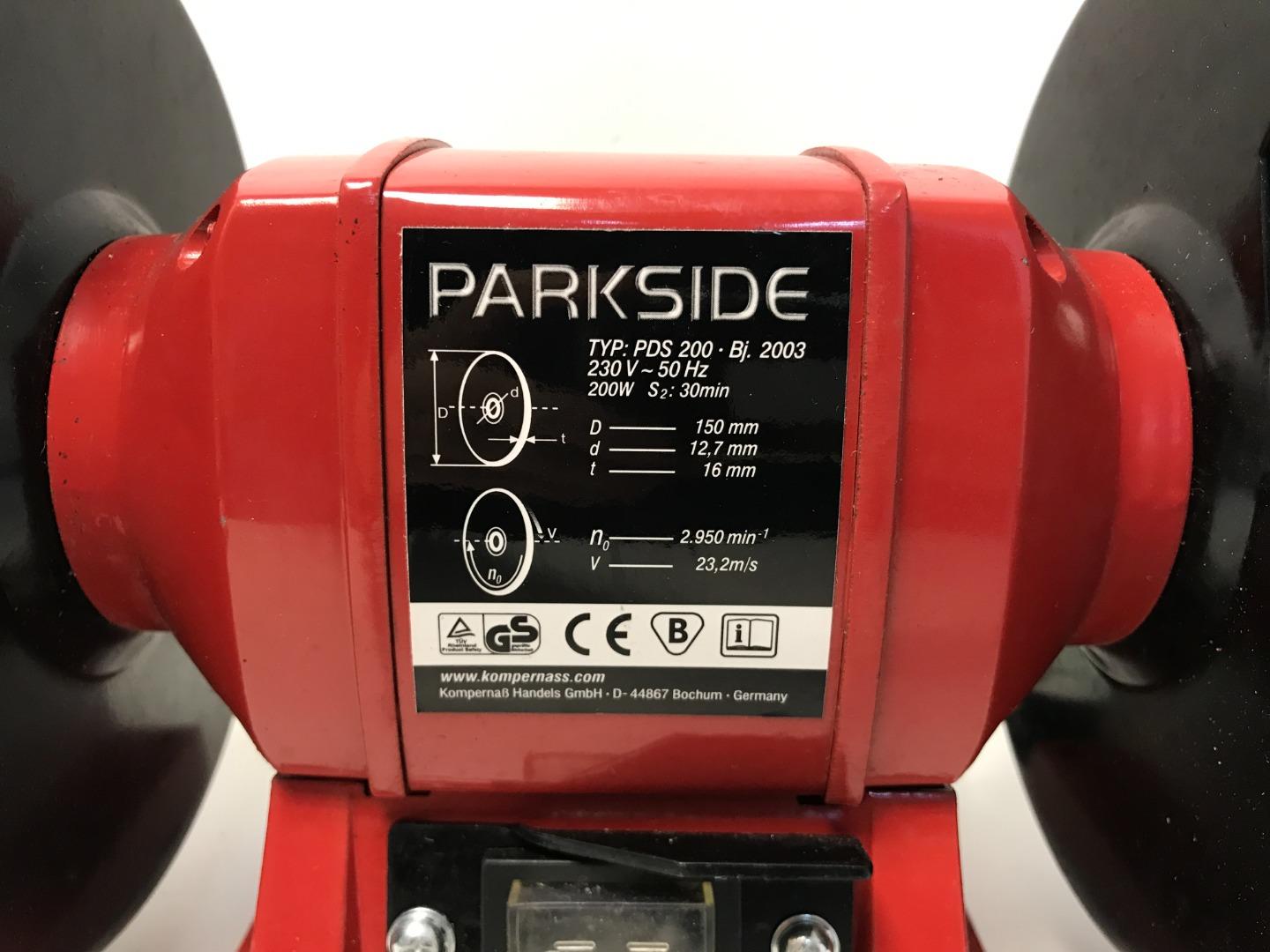 Parkside PDS200 Bench Grinder