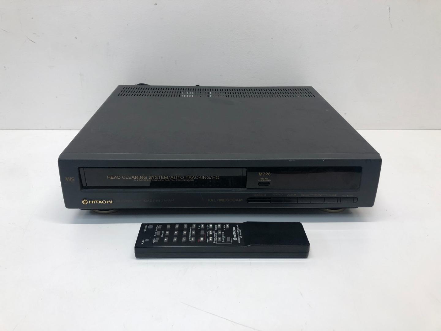 Hitachi VT-M728E VHS VCR Player Recorder (read description)