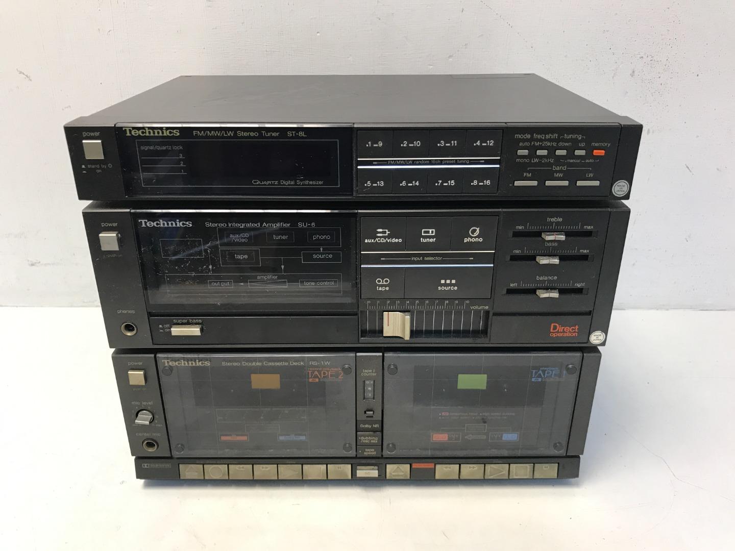 Technics SU-6 Amplifier With Tape Teck And Tuner (read description)