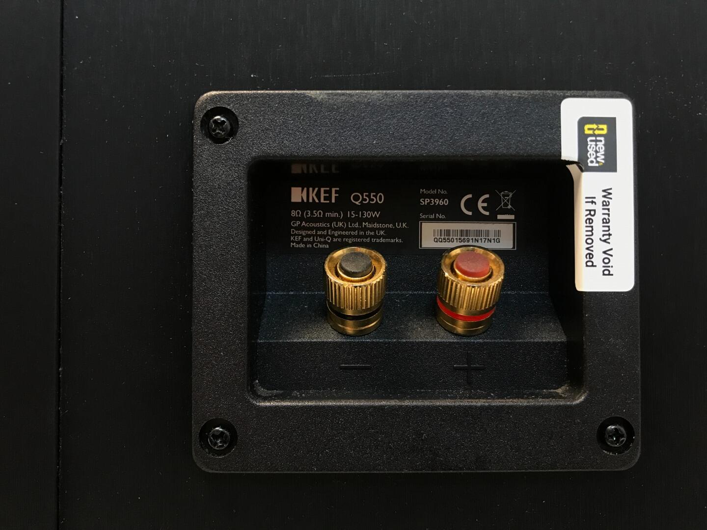 KEF Q550 Floor Standing Speakers (collection only)