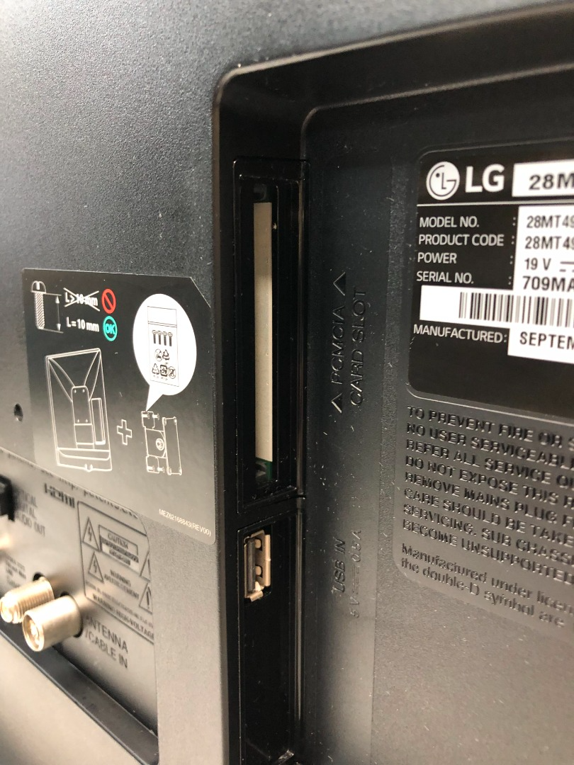 LG 28MT49S 28'' Smart HD Ready Digital LED TV Monitor