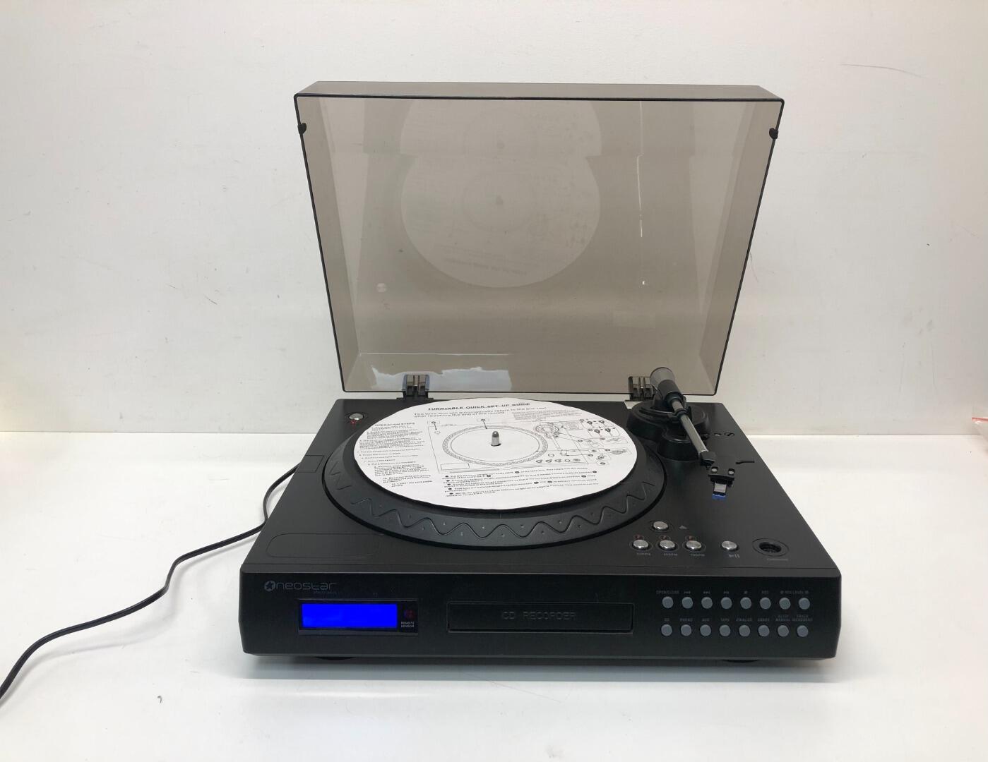 NeoStar NTCD1B USB Turntable CD Recorder Cassette Player