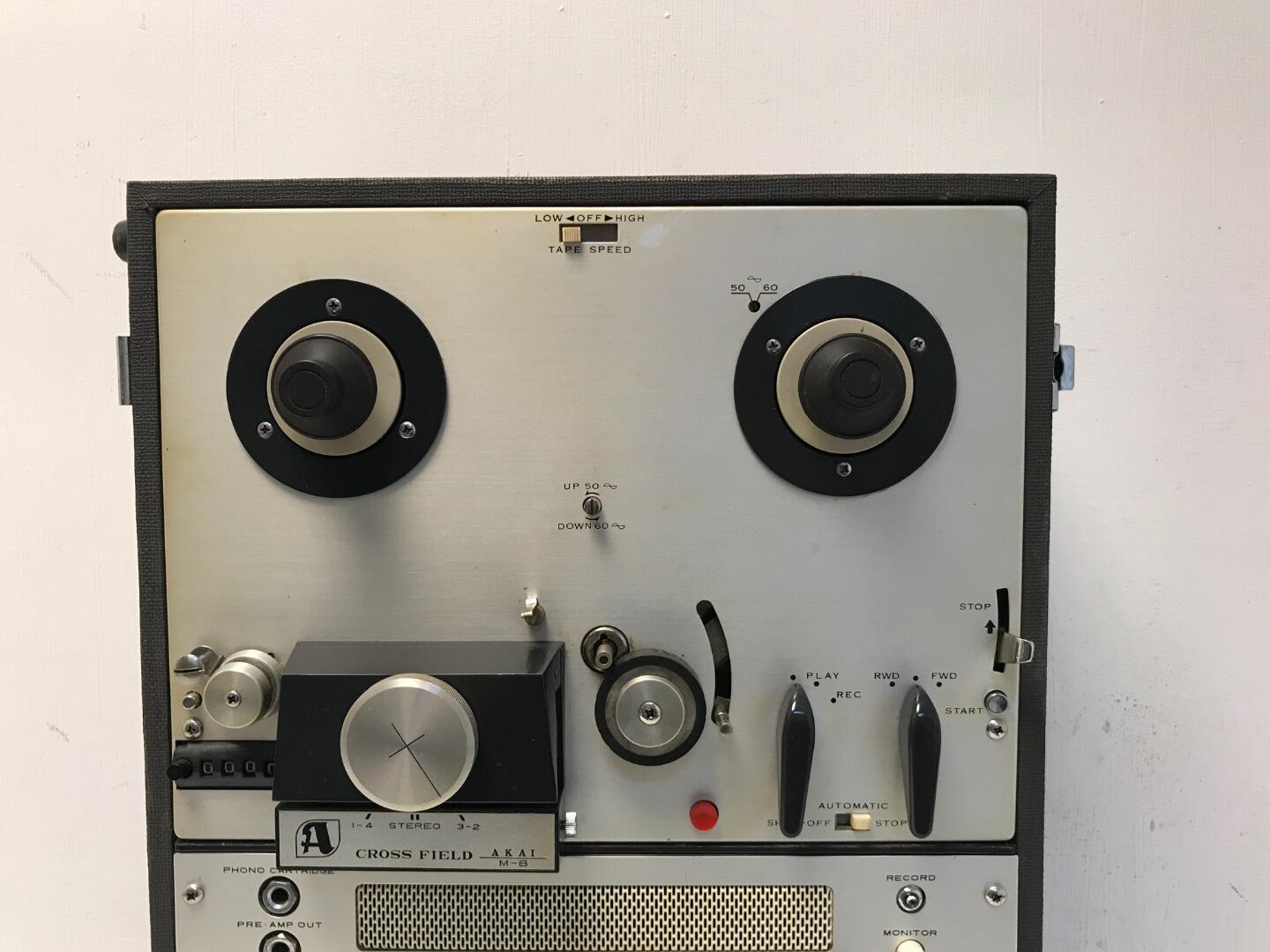 Akai M8 Cross Field Reel To Reel Tape Recorder (read description)