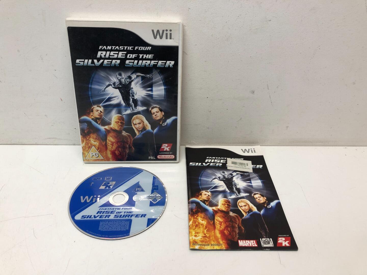 Fantastic Four Rise of the Silver Surfer Nintendo Wii Game
