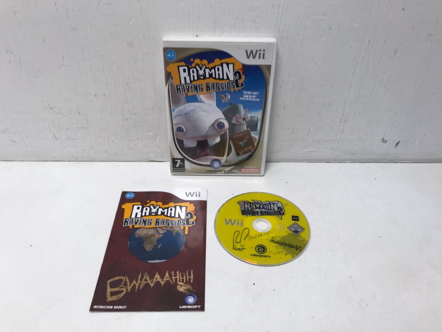 Rayman Raving Rabbids 2 Nintendo Wii Game