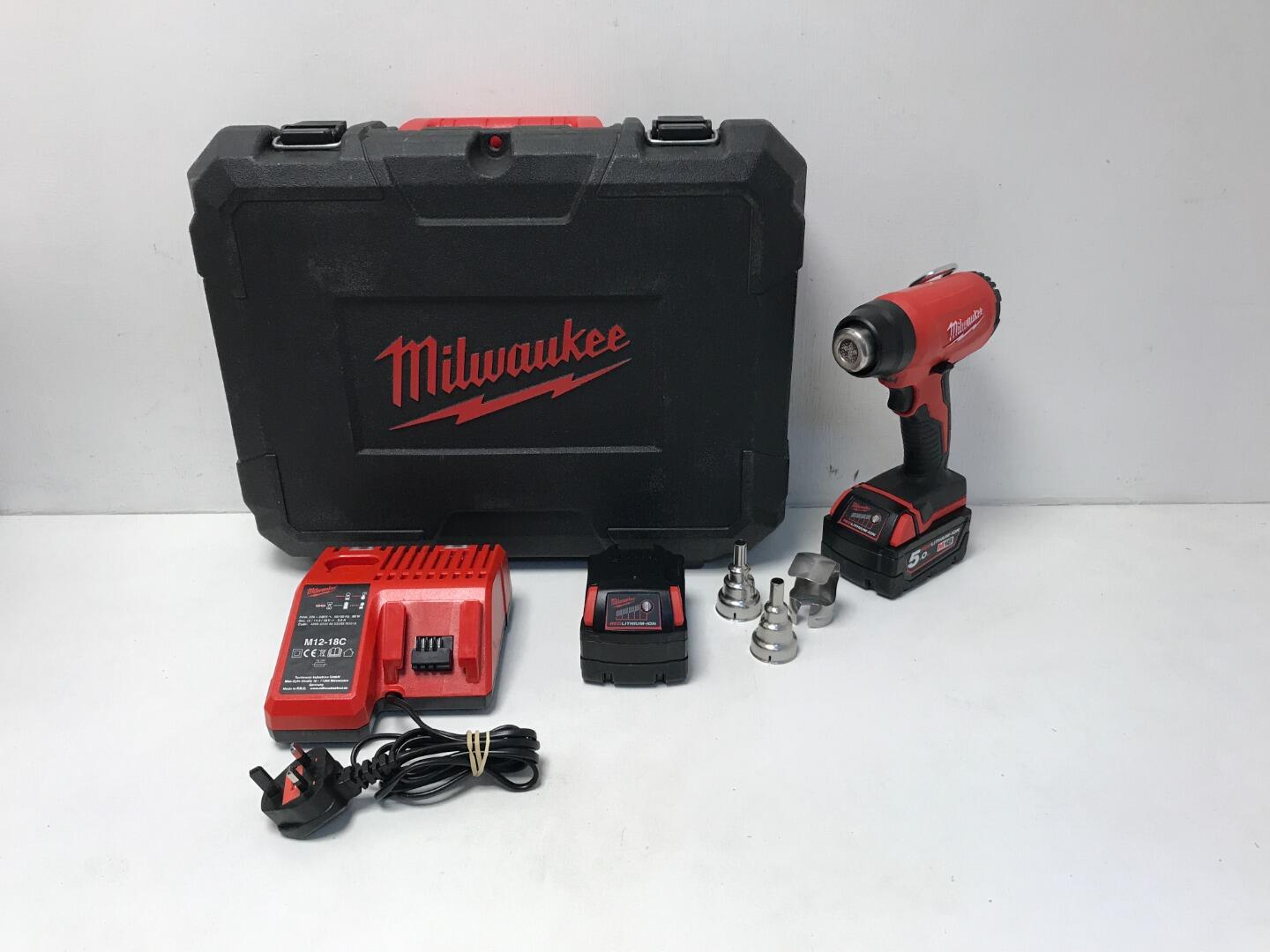Milwaukee M18 BHG 18V Cordless Heat Gun Kit