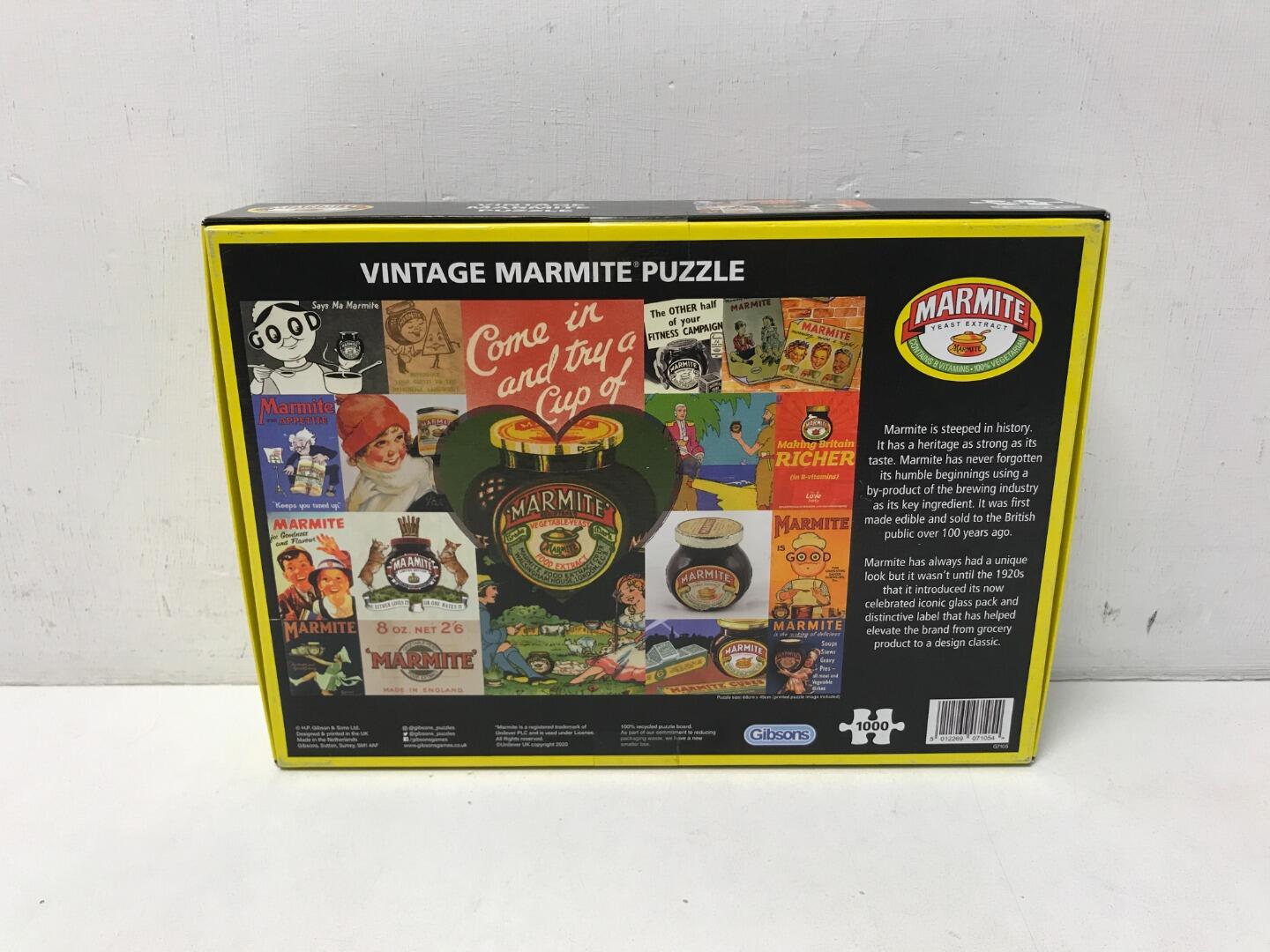 Gibsons Vintage Marmite 1000 Piece Jigsaw Puzzle