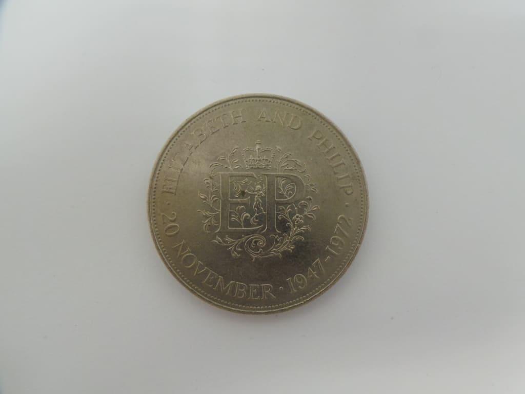 1972 Queen Elizabeth II & Philip Commemorative Coin