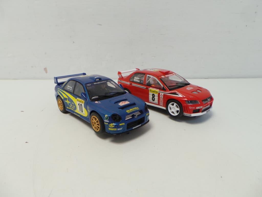 Scalextric Rally Cars x2 - McRae & Makinen