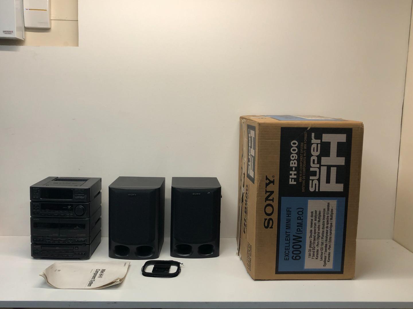 Sony SH-B900 HiFi System (read description)