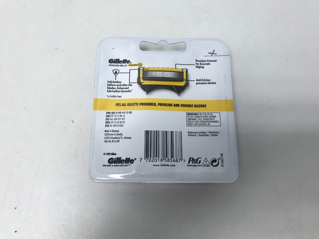 Gillette ProShield Power Replacement Razor Blades x4