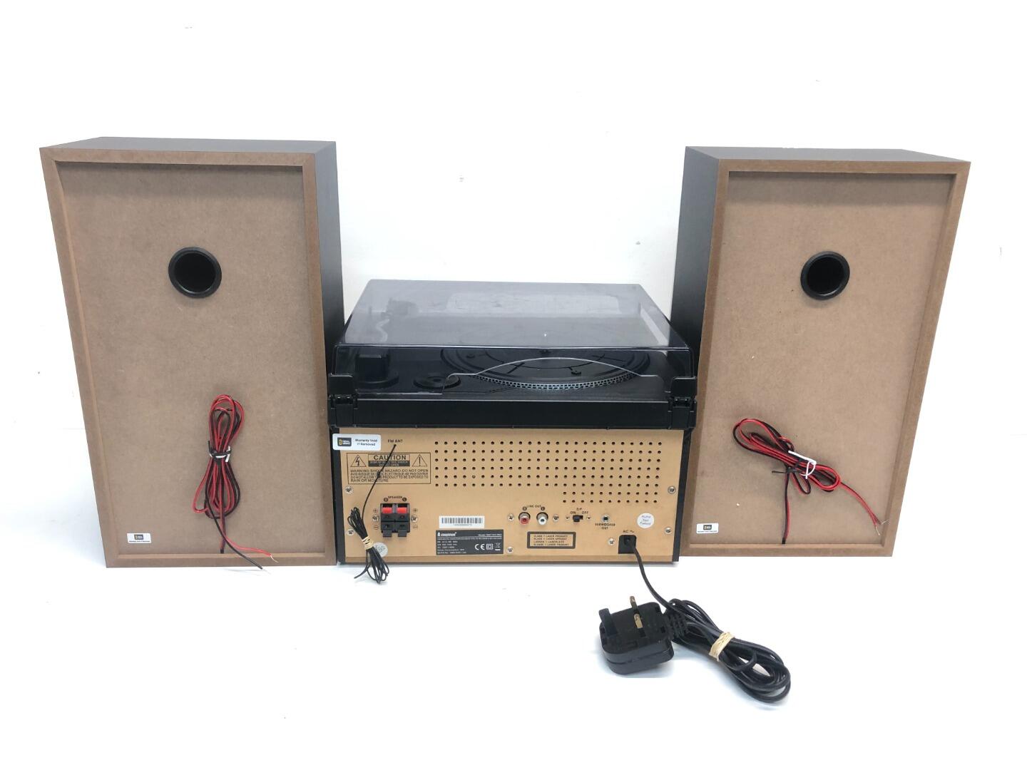 Steepletone SMC1033 Pro Twin CD Recording Music System