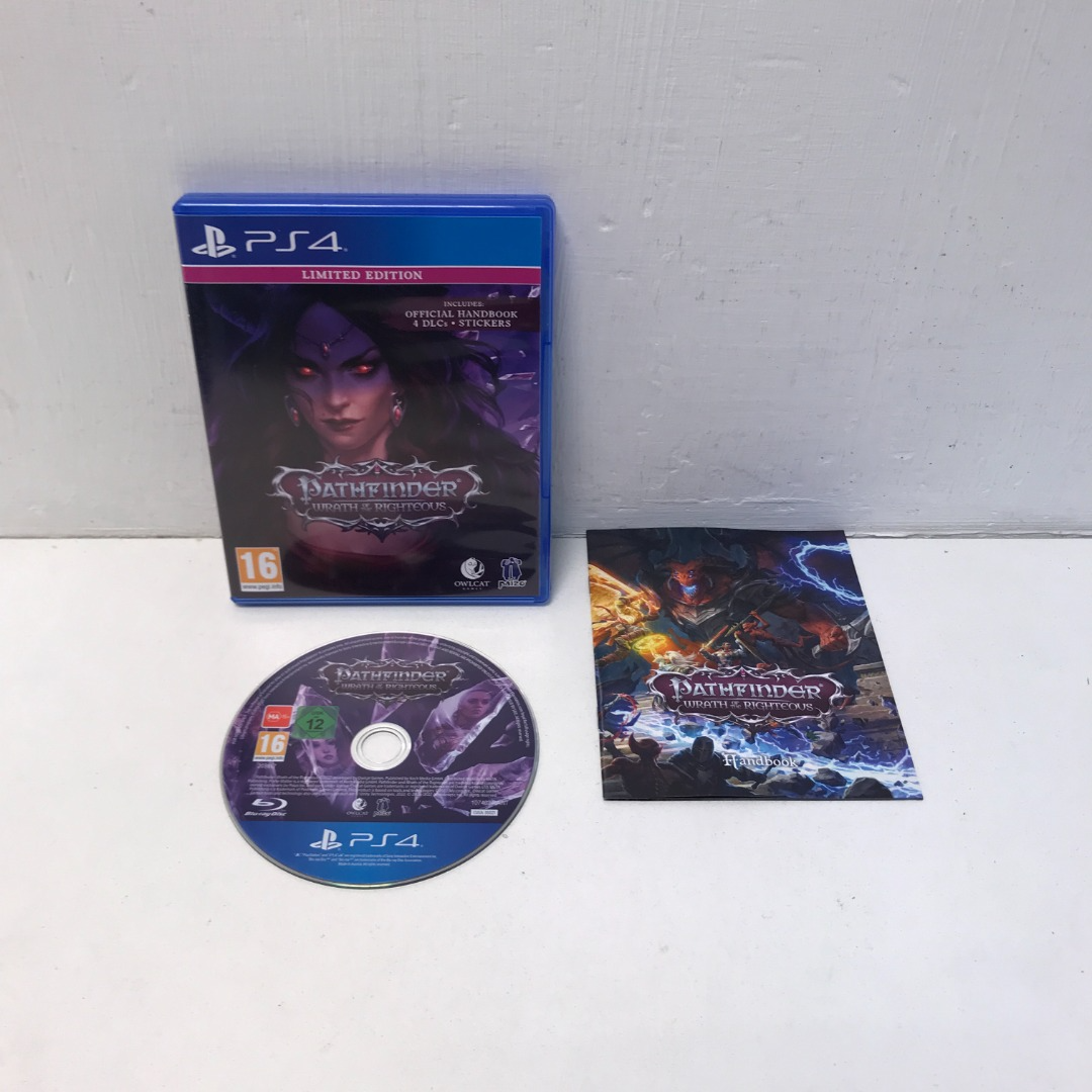 Pathfinder Wrath of the Righteous Limited Edition PS4 Game